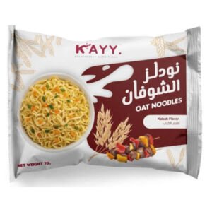 Kayy - Oat Noodles Chicken Curry Flavor 70g كاي نودلز شوفان بطعم الفراخ ...